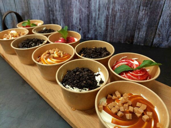 Mono dessert Panna cotta - The BBQ company